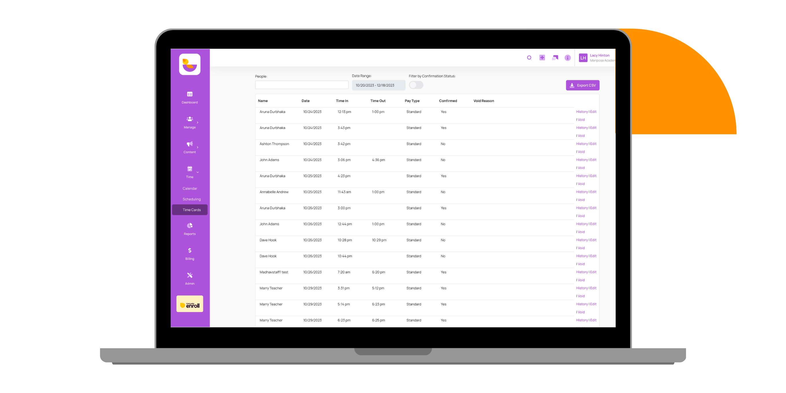 Staff Management Software for Childcare Centers | LineLeader
